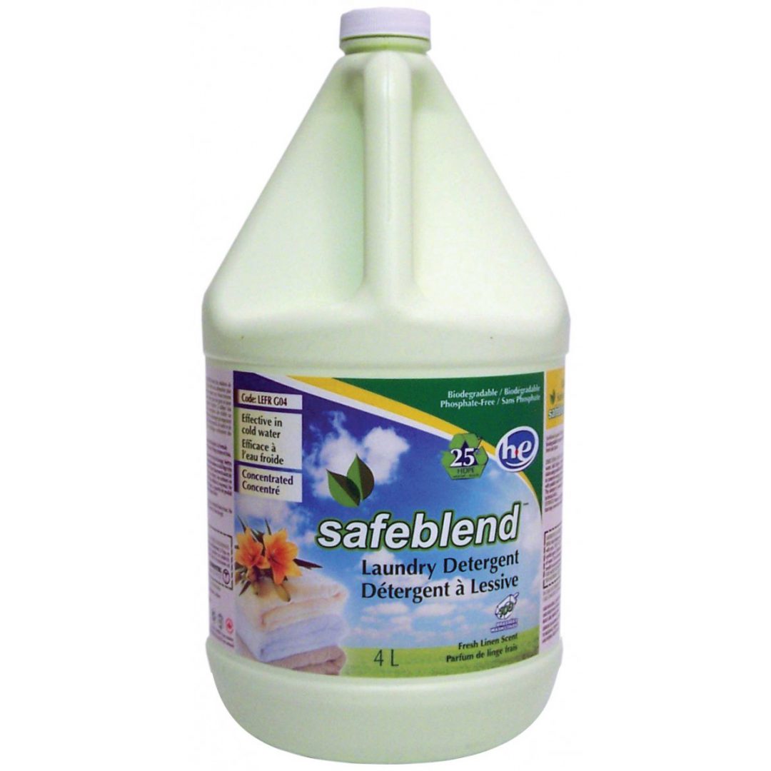 Safeblend Concentrated HE Liquid Laundry Detergent Dye-free, Fragrance ...